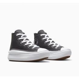 Sneaker Converse "CHUCK TAYLOR ALL STAR MOVE GLITTER", Mädchen, Gr. 33, schwarz matter, schwarz, weiß, Textil, Schuhe