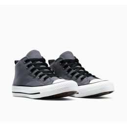 Sneakerboots Converse "CHUCK TAYLOR ALL STAR MALDEN STREET", Jungen, Gr. 38, cold stare, weiß, schwarz, Textil, Schuhe Sneakerboots, Winterschuhe, Schnürboots, Sneaker