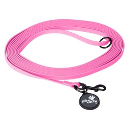 pawberry Schleppleine Doncaster pink 10 m lang. 19 mm breit