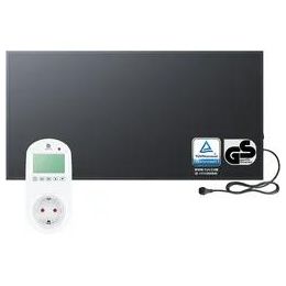 Bringer® Infrarotheizung - 1200 (BRIH1200) / BRTT: Steck-Thermostat programmierbar / Schwarz