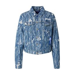 KARL LAGERFELD JEANS Jacke Damen Größe L blue denim / offwhite