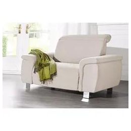 Sit & More Sessel SIT & MORE "Township", beige (linen), B:93cm H:103cm T:106cm, Struktur (100% Polyester);Struktur fein (100% Polyester), Sessel, wahlweise mit elektrischer Wallfree-Funktion