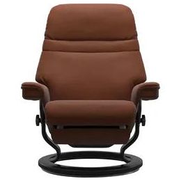 Relaxsessel stressless "Sunrise", braun (copper paloma), B:88cm H:103cm T:78cm, Leder BATICK: BATICK ist ein leicht korrigiertes, durchgefärbtes und genarbtes Möbelleder, bei dem die meisten Unebenheiten und Spuren in der Regel entfernt wurden.;Leder PALOMA: PALOMA ist ein durchgefärbtes Semianilin-Möbelleder mit natürlicher Narbung.;ROHLEDER Stoff Q2 FARON: Ein fester zuverlässiger Bouclé mit ein