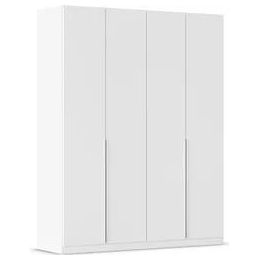 Drehtürenschrank Rauch "Kleiderschrank Schrank Garderobe AGORDO TOPSELLER Schlafzimmer", weiß (alpinweiß), B:181cm H:229cm T:54cm, Holzwerkstoff, Schränke, durchdachte Innenausstattung, in 7 Breiten und 2 Höhen MADE IN GERMANY, Topseller