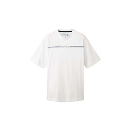 Tom Tailor T-Shirt Herren Gr&ouml;&szlig;e S nachtblau / taubenblau / wei&szlig;