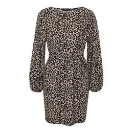 Vero Moda Petite Kleid 'VMMERVE' Damen Gr&ouml;&szlig;e 42 beige / schwarz Winterkleid