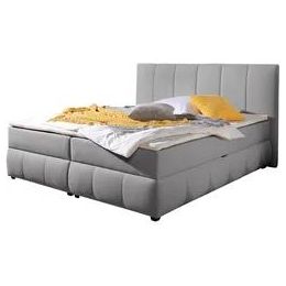 Boxbett Inosign "Hartley inkl. Bettkasten und Topper, auch in Überlänge erhältlich", grau, B:212cm L:210cm, Komplettbetten, wahlweise mit Bonnell- oder TTFK-Matratze in H2, H3 o. H4 erhältlich, Topseller