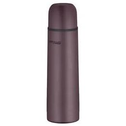 Isolierflasche THERMOCAFÉ "TC EVERYDAY, Edelstahlkörper, spülmaschinenfest", burgundy mat, H:25cm, Edelstahl, Kunststoff, Silikon, Trinkflaschen, mit Twist & Pour Lid und Trinkbecher (nicht isoliert)