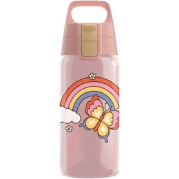 Trinkflasche Kinder Viva One Rainbow rosa, 500 ml Sigg