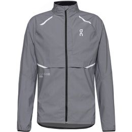 On Weather Jacket Laufjacke Herren - grau - Gr. L - Polyamid/Polyester