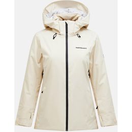 Peak Performance Anima Skijacke Damen - beige - Gr. S