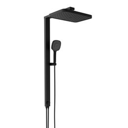 Schütte Schütte Überkopfbrause-Set 'La Palma' schwarz matt, 3 Strahlarten
