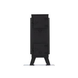 Magnus Kaminofen 7,5 kW mit Schamottstein GT7PR schwarz Ofen f&uuml;r Werkstatt Kamin