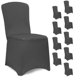 Detex Stuhlhusse 10er-Set Anthrazit