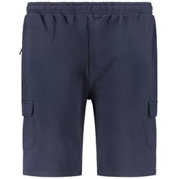 Große Größen ADAMO Jogging-Shorts mit Cargo-Taschen Farbe dunkelblau Größe: 3XL