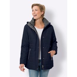 WITT Damen Steppjacke mit Kontrast-Details, marine, Gr&ouml;&szlig;e 54