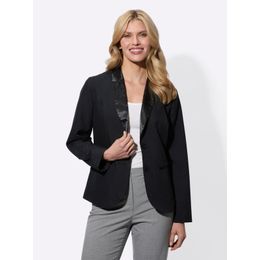 WITT Damen Blazer in pflegeleichter Qualit&auml;t, schwarz, Gr&ouml;&szlig;e 56
