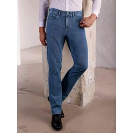 WITT Herren Autofahrerhose mit bequemer Bundl&ouml;sung, blue-stone-washed, Gr&ouml;&szlig;e 46