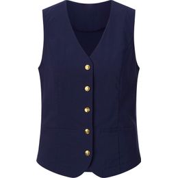 WITT Damen Weste in Bengalin-Qualit&auml;t, marine, Gr&ouml;&szlig;e 54