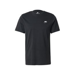 Nike Sportswear T-Shirt 'CLUB' Herren Gr&ouml;&szlig;e XS schwarz