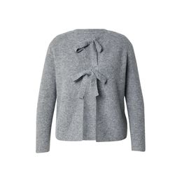 Pieces Curve Strickjacke 'PCSILLY' Damen Gr&ouml;&szlig;e L graumeliert