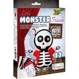 Folia Nähset Monster Friends Scraggles mehrfarbig