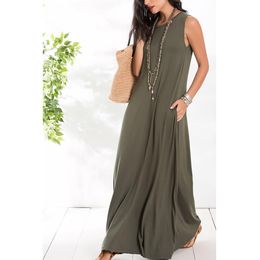 Milan Kiss Kleid in Khaki - 67% | Gr&ouml;&szlig;e XL | Damen-kleider