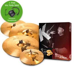 Zildjian K' Custom Set K1250 Hybrid, 14,25" HH, 16"& 18" CR, 20" R