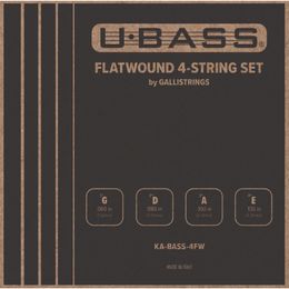 Kala KA-BASS-4FW U-Bass Flatwound 4-String Set