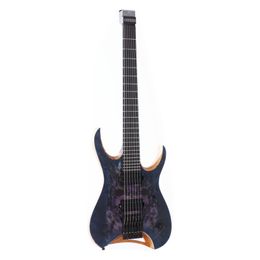 Mayones Hydra Elite 7 Dirty Purple Blue Burst Satin