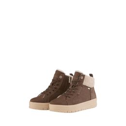 Tom Tailor Damen Wasserfeste Stiefeletten mit Fütterung, braun, Uni, Gr. 36