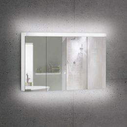 Schneider LOW plus Spiegelschrank, 3 T&uuml;ren, 172.121.01.02, LOP 120/3/LED