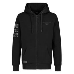Sublevel Zip-Up Hoodie male Black size XL