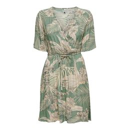 Only Kleid 'ONLPalina' Damen Gr&ouml;&szlig;e 44 beige / hellbeige / gr&uuml;n