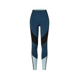 Tchibo - Colorblocking-Sporttight - Damen - Gr. M - dunkelblau/print