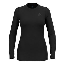 Odlo Merino 160 Bl Top Crew Neck L/S Bekleidung Damen schwarz