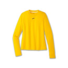Brooks High Point Long Sleeve Bekleidung Damen gelb