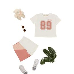 For You Moda Set M&auml;dchen Gr&ouml;&szlig;e 100 elfenbein / rosa