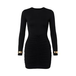 WOMAN VISION Kleid Damen Größe 36 schwarz Winterkleid