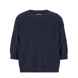 Peter Hahn - Pullover mit 3/4-Arm, blau, Gr. 40 / M - Baumwolle