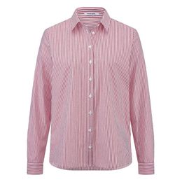Peter Hahn - Bluse, rot, Gr. 48 / XL - Baumwolle