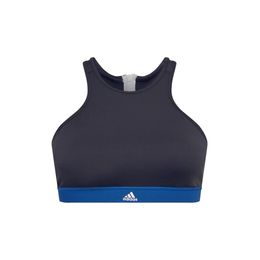 adidas Sportswear Sport-BH 'VARSITY' Damen Gr&ouml;&szlig;e XL/XXL blau / schwarz / wei&szlig;
