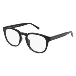 Timberland TB1843-H Brille Unisex | Fassung: Vollrand, Rund, Schwarz Gl&auml;nzend