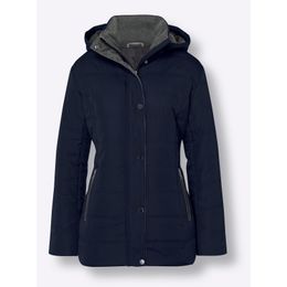 WITT Damen Steppjacke mit Kontrast-Details, marine, Gr&ouml;&szlig;e 44