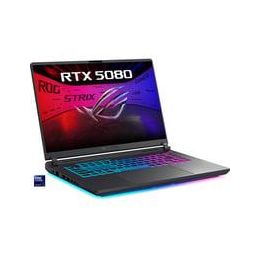 ASUS ROG Strix G16 (G615LW-S5024W), Gaming-Notebook grau/neon-gr&uuml;n, Intel Core Ultra 9 275HX, NVIDIA GeForce RTX 5080, 32 GB DDR5, 1 TB (1 TB SSD), Windows 11 Home
