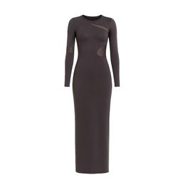 WOMAN VISION Kleid Damen Größe 36 anthrazit Winterkleid