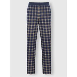 WITT Herren Schlafanzug-Hose, marine-kariert, Gr&ouml;&szlig;e 56/58