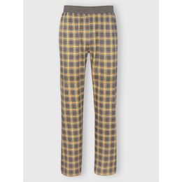 WITT Herren Schlafanzug-Hose, anthrazit-kariert, Gr&ouml;&szlig;e 56/58