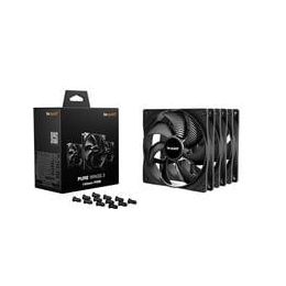 be quiet! Pure Wings 3 140mm PWM 3-Pack, Geh&auml;usel&uuml;fter schwarz, 3er-Pack, 140 mm