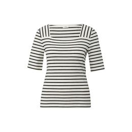 s.Oliver BLACK LABEL T-Shirt Damen Gr&ouml;&szlig;e XXS ecru / schwarz